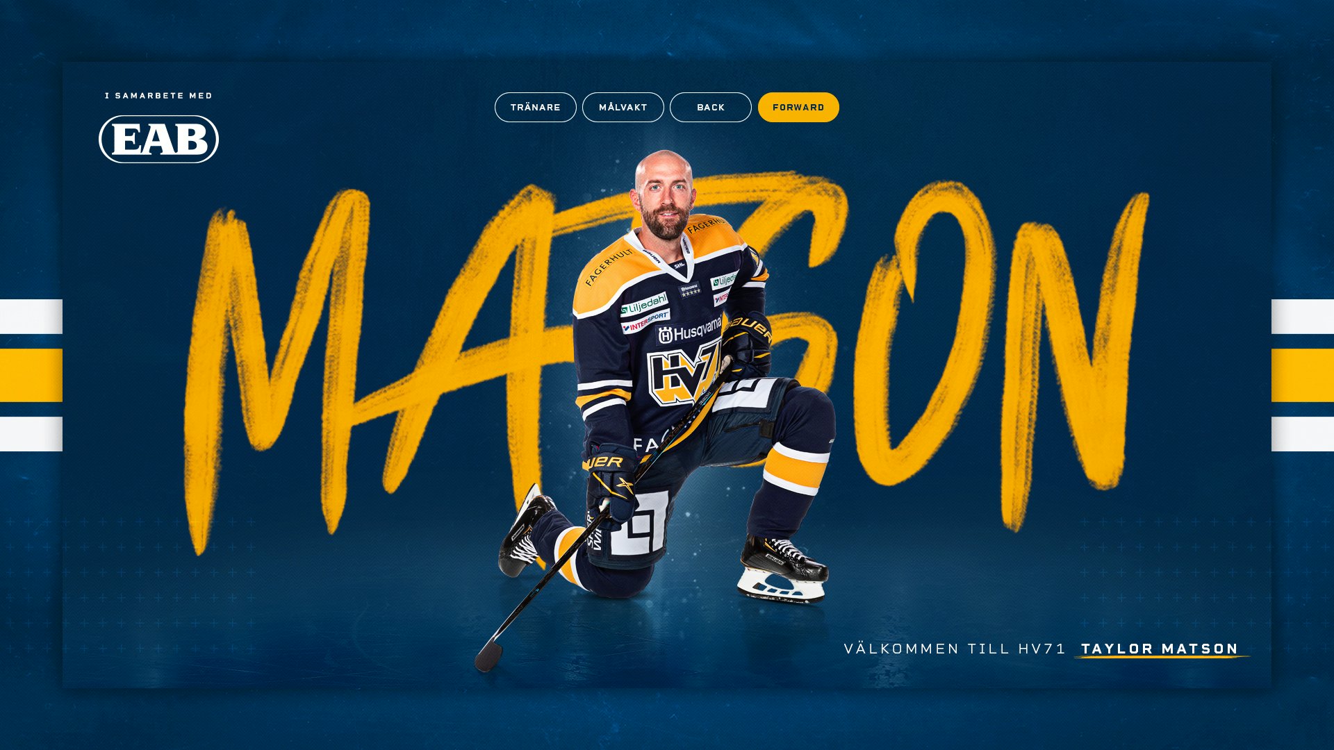 Taylor Matson klar för HV71 | HV71 Taylor Matson klar för HV71 | HV71