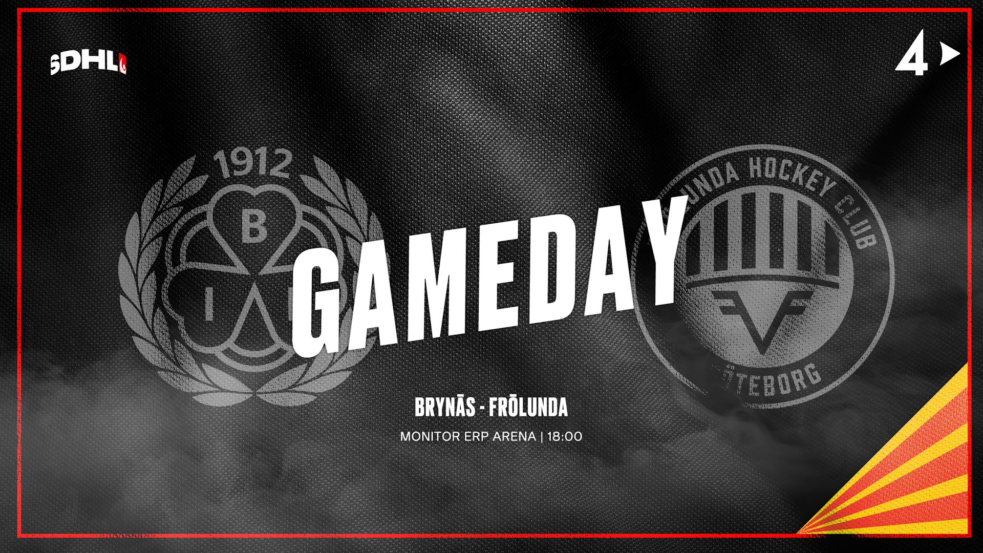 Gameday Brynäs Frölunda Brynäs If